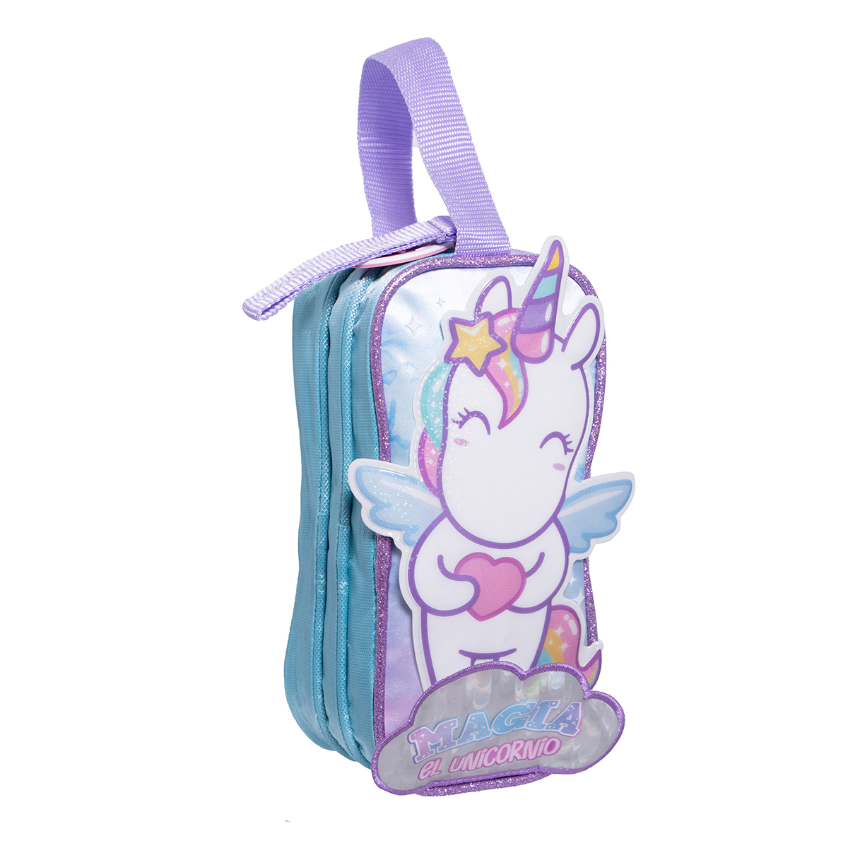 Lapicera Triple Cierre Ruz Onix Magia El Unicornio Azul | DelSol