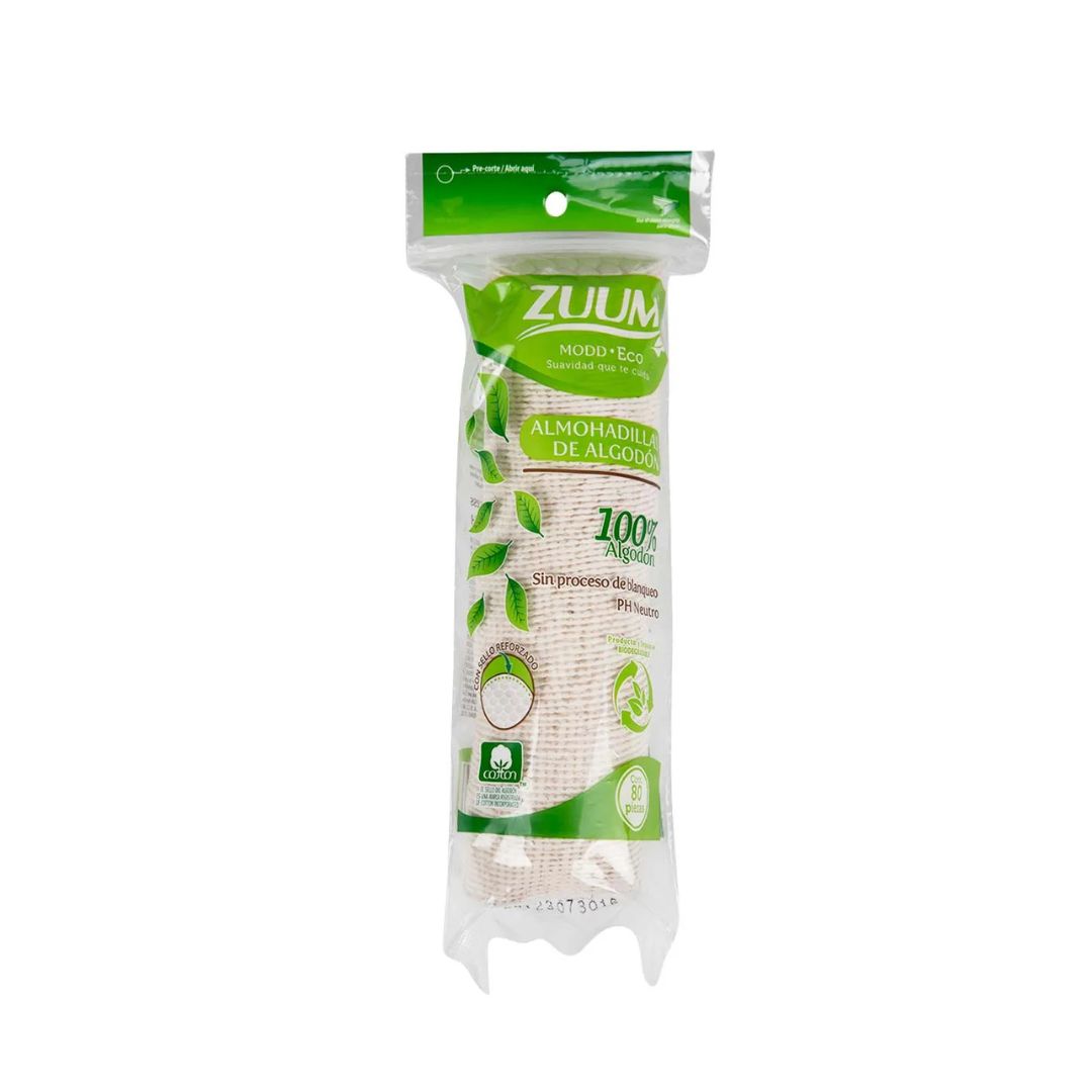 Almohadillas de Algodón Zuum Modd Eco 80 Piezas | DelSol