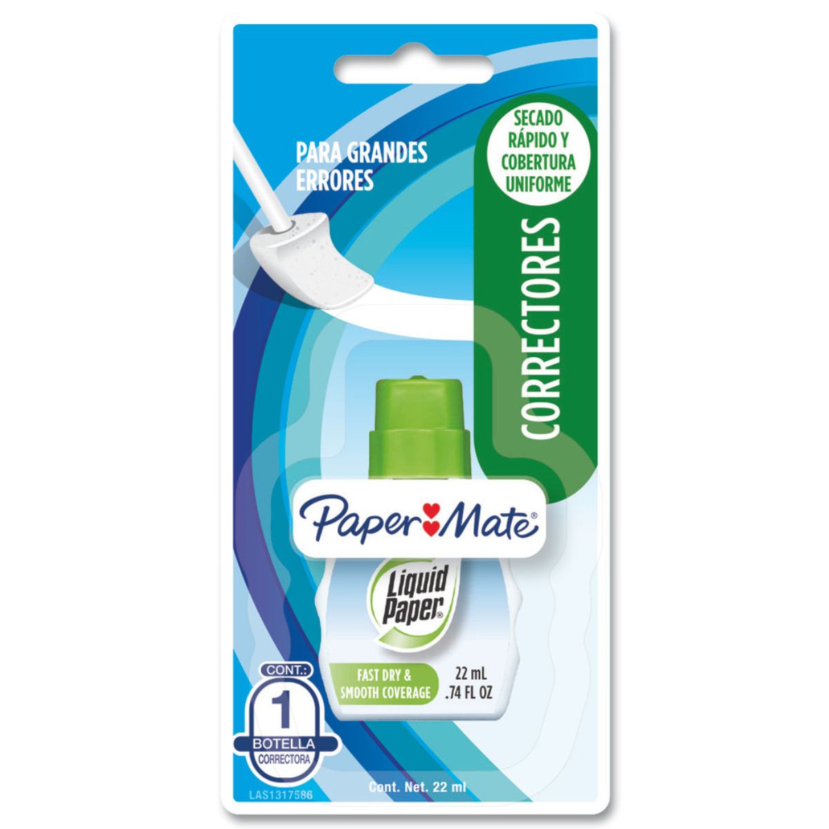 Corrector Líquido Paper Mate 22 ml | DelSol