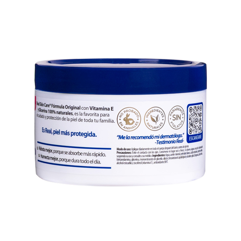 Crema Corporal Real Skin Care Todo Tipo De Piel 220 g | DelSol