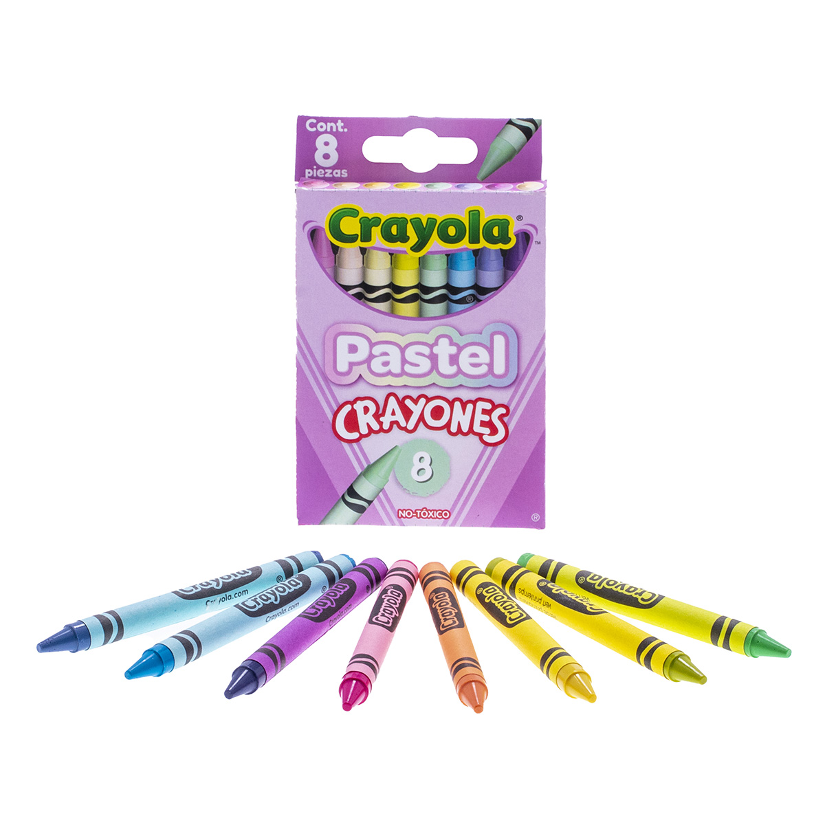 Crayones Crayola Pastel 8 Piezas | DelSol