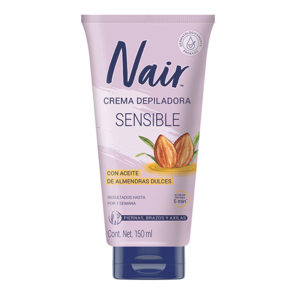 Crema Depiladora Nair Sensible 150 ml | DelSol