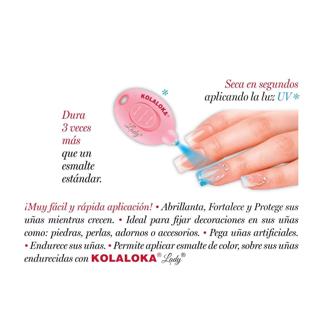 Pegamento para Uñas Kola Loka Lady 5 g | DelSol