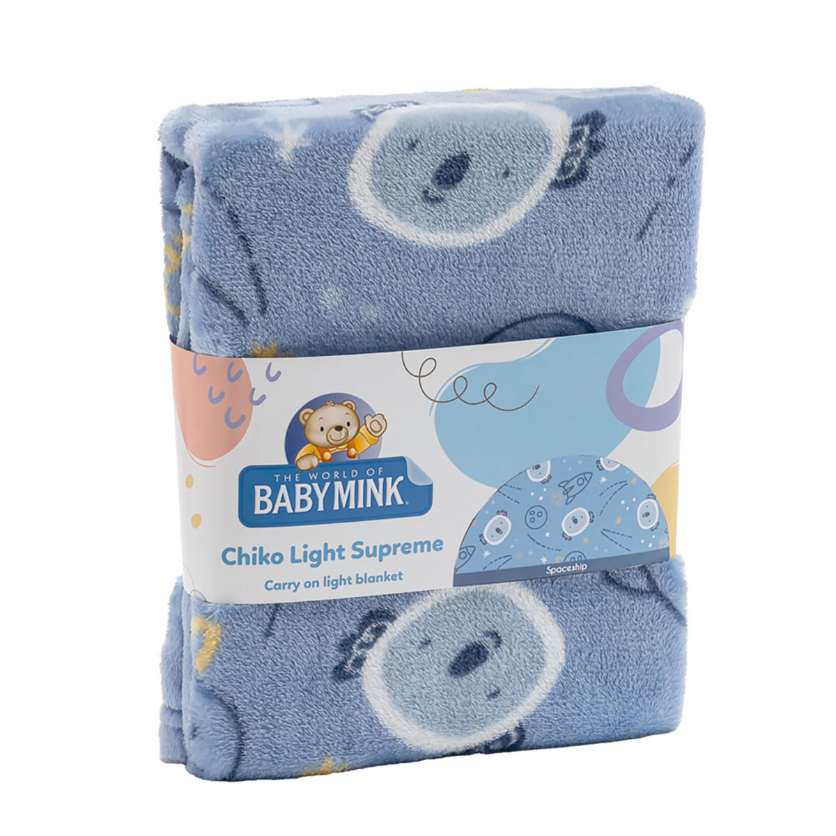 Cobertor Baby Mink Chiko Light Supreme Azul | DelSol