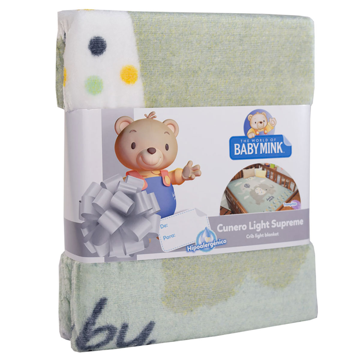 Cobertor Baby Mink Cunero Light Supreme Trompitas 100 x 130 cm | DelSol