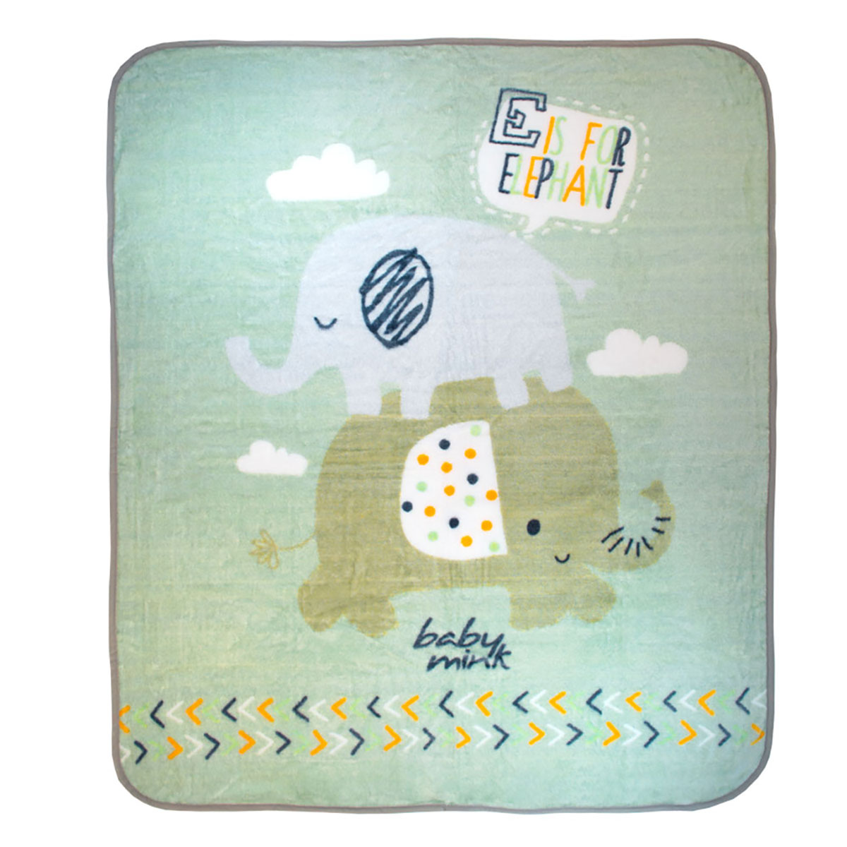 Cobertor Baby Mink Cunero Light Supreme Trompitas 100 x 130 cm | DelSol