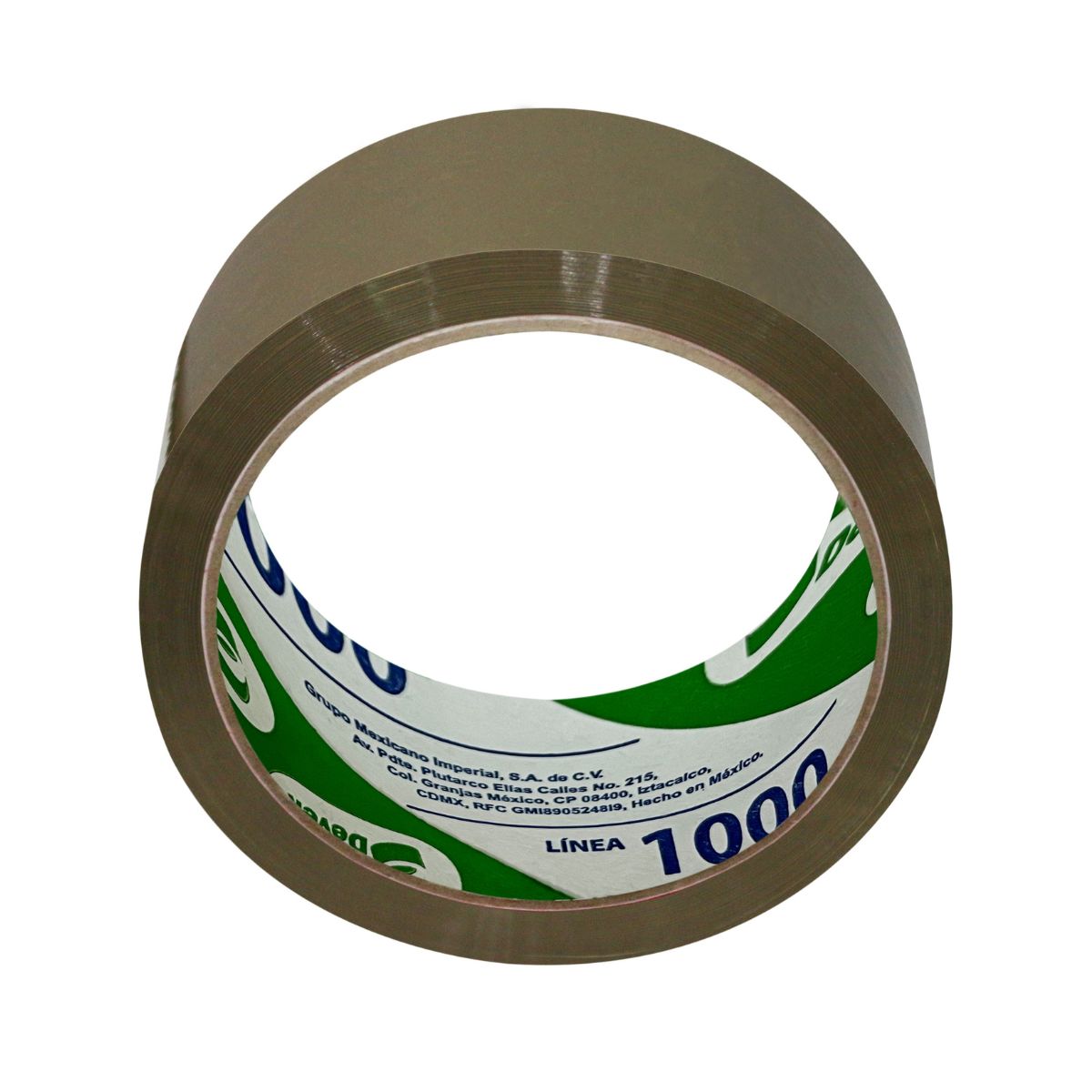 Cinta Adhesiva de Empaque Devek L 100 Canela 48 mm x 50 m | DelSol