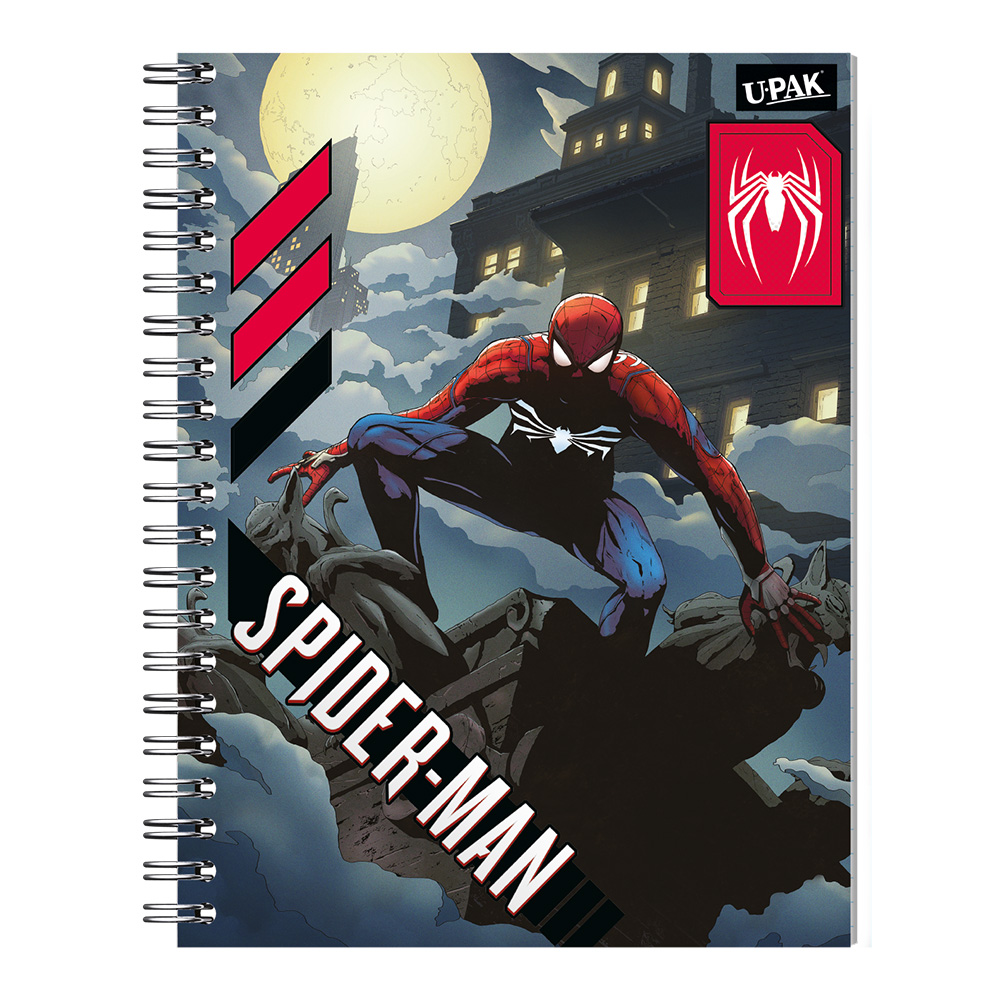 Cuaderno Profesional Upak Marvel Spider-Man Cuadro Grande 100 Hojas | DelSol