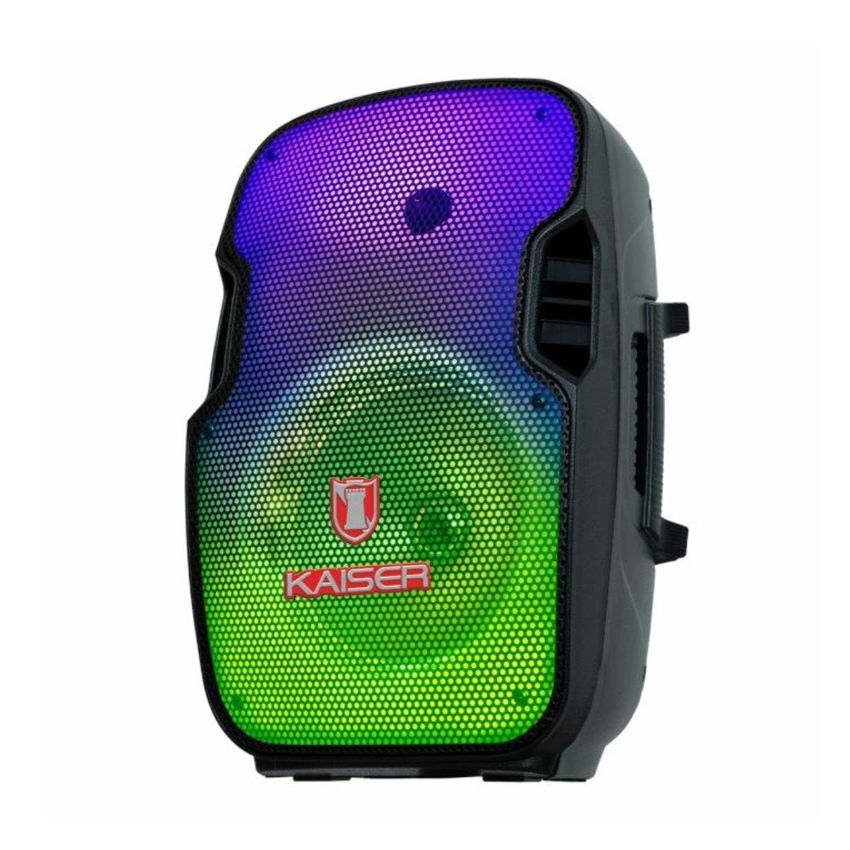 Bafle Recargable KSR 6,200 W PMPO/ 20 W RMS Con Micrófono 8 Pulgadas | DelSol