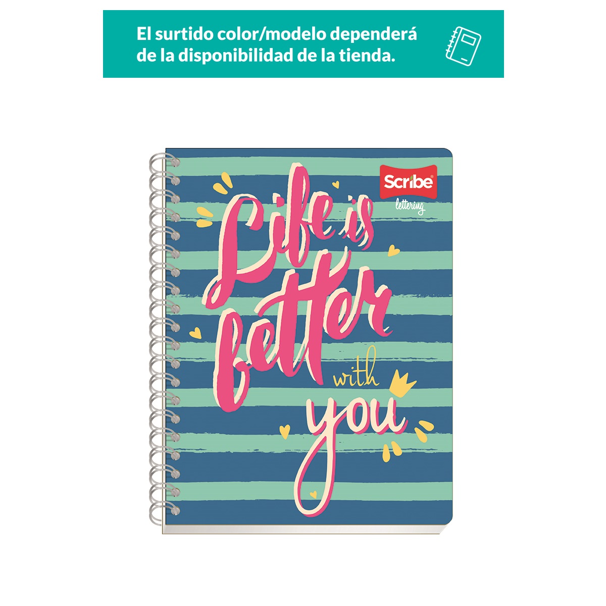 Cuaderno Profesional Scribe Lettering Raya 100 Hojas | DelSol