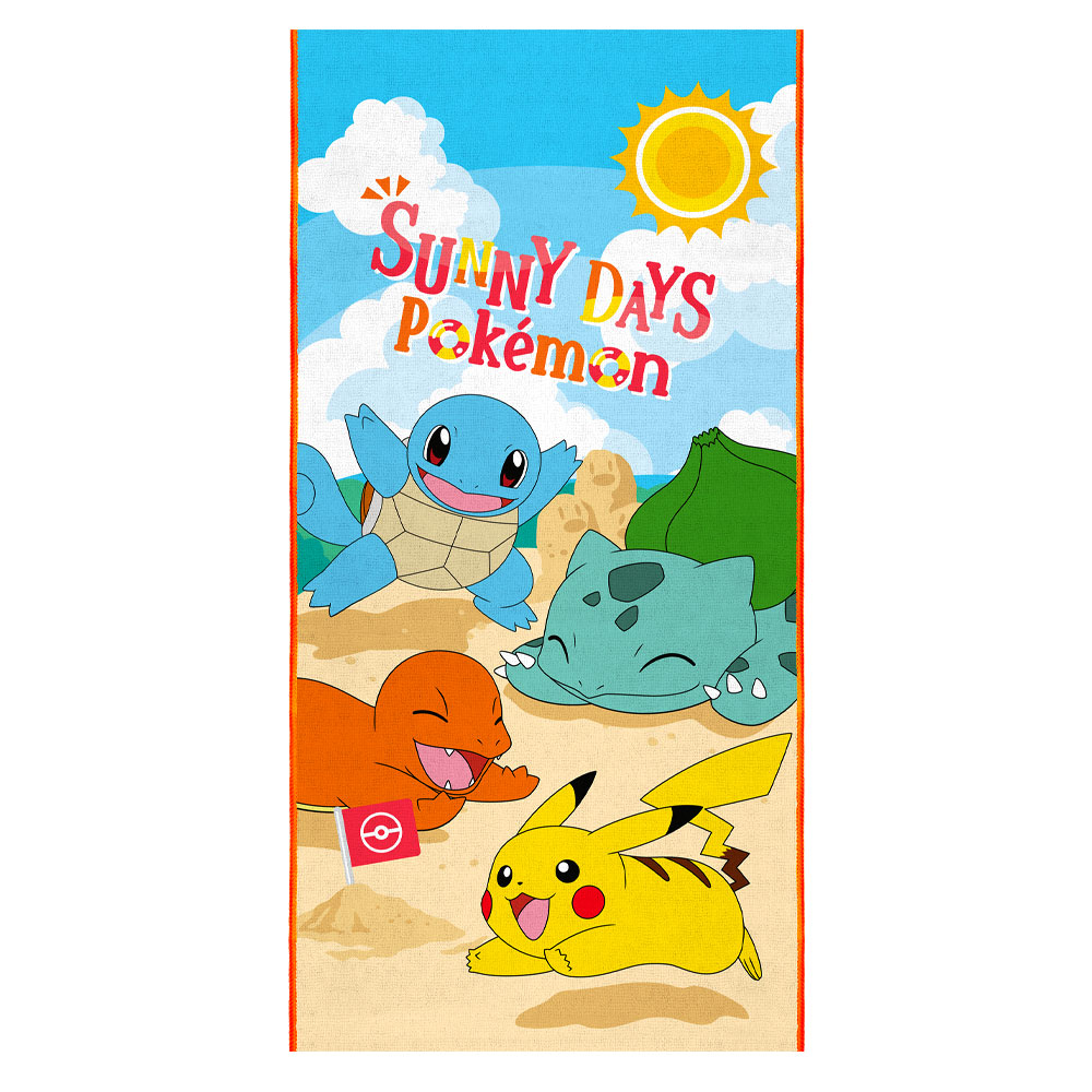 Toalla Premium Providencia Pokémon Sunny Days 75 x 147 cm | DelSol