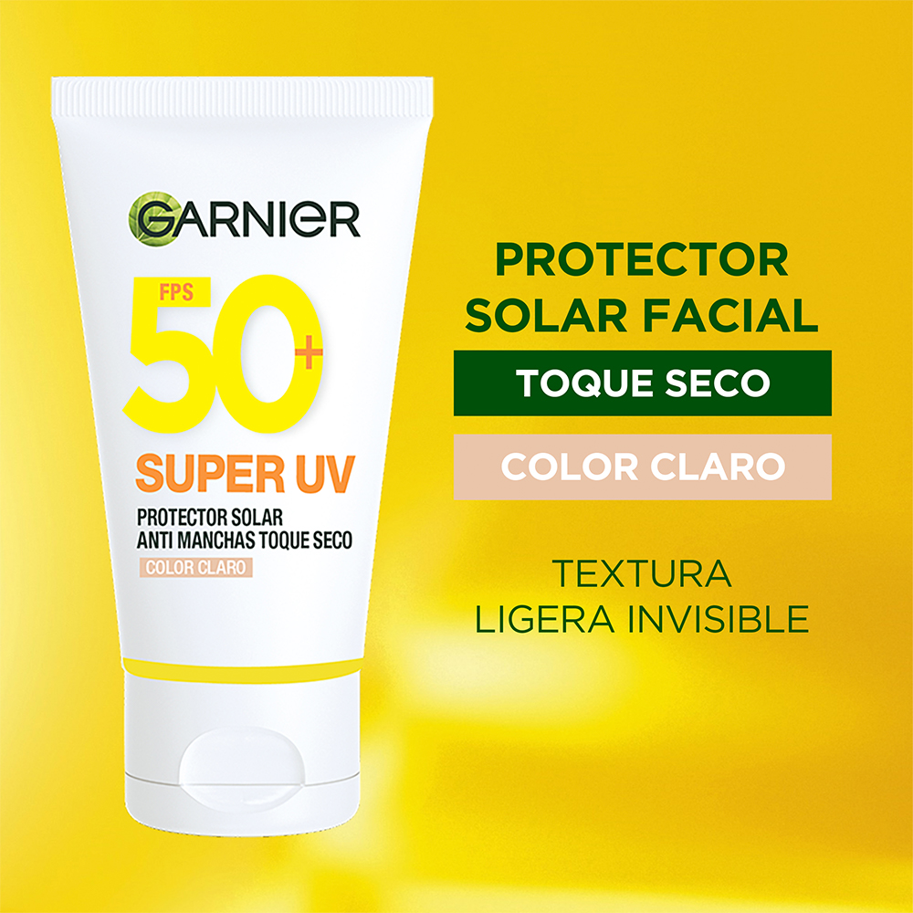 Protector Solar Garnier Super UV Tono Claro 40 ml | DelSol