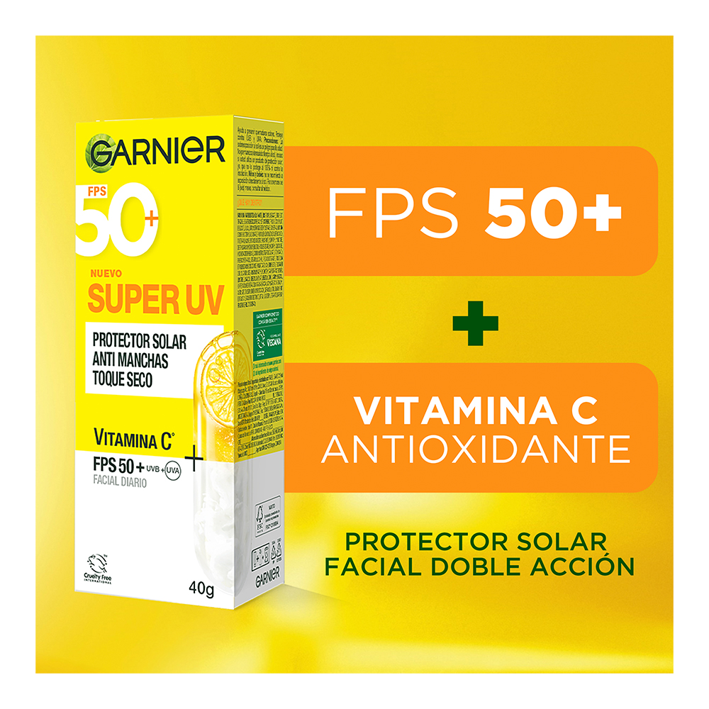 Protector Solar Garnier Super UV Anti Manchas 40 g | DelSol