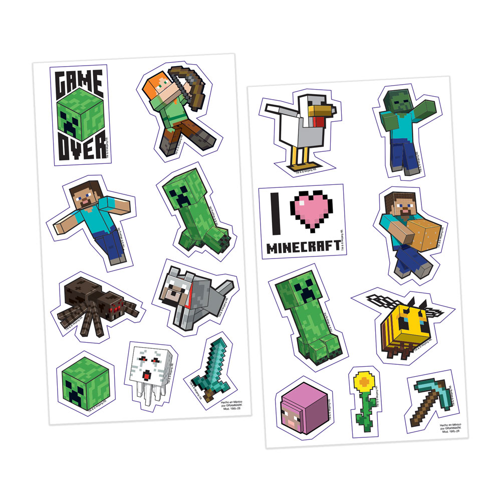 Stickers Granmark Minecraft 2 Piezas | DelSol