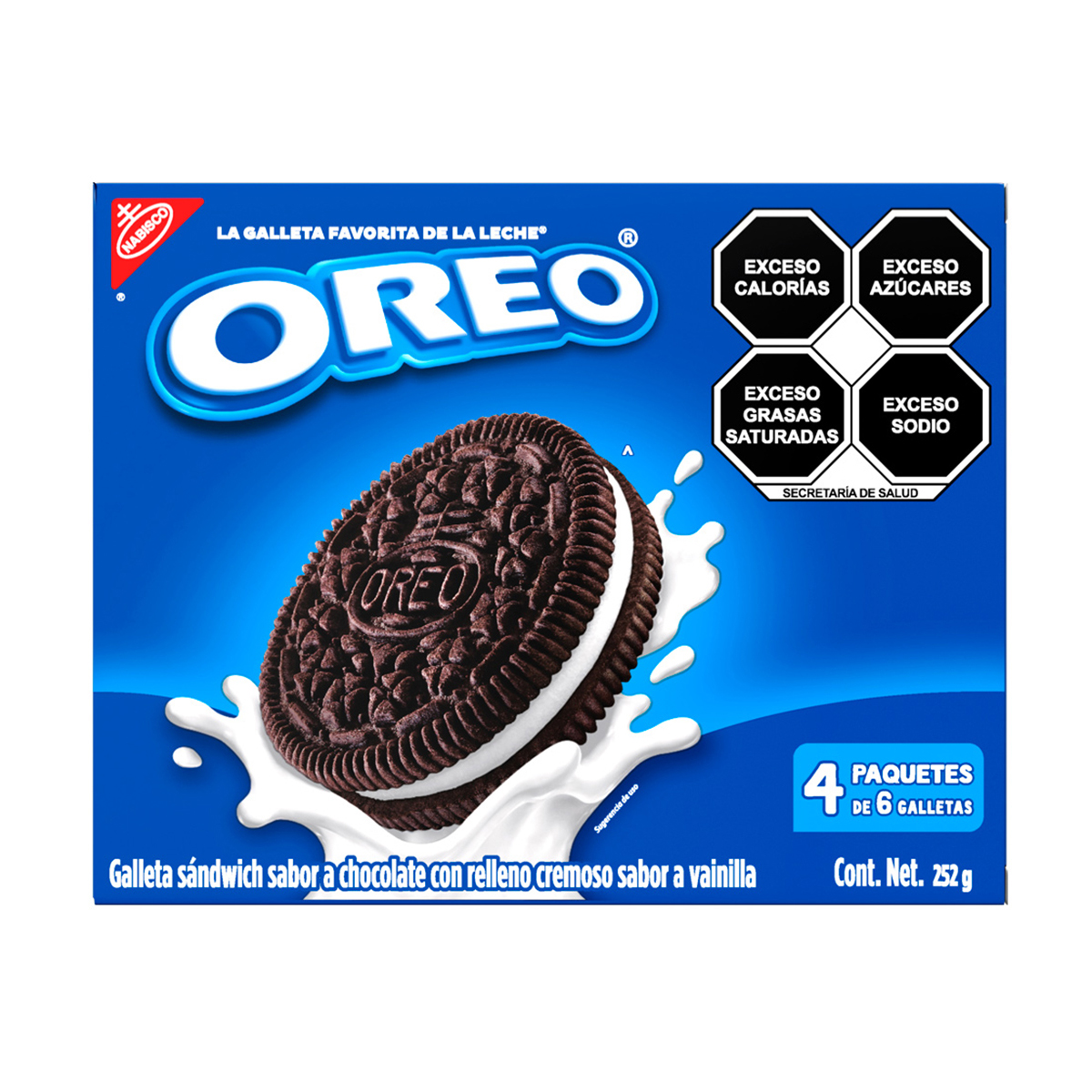 Caja Galleta Oreo 4 Paquetes | DelSol