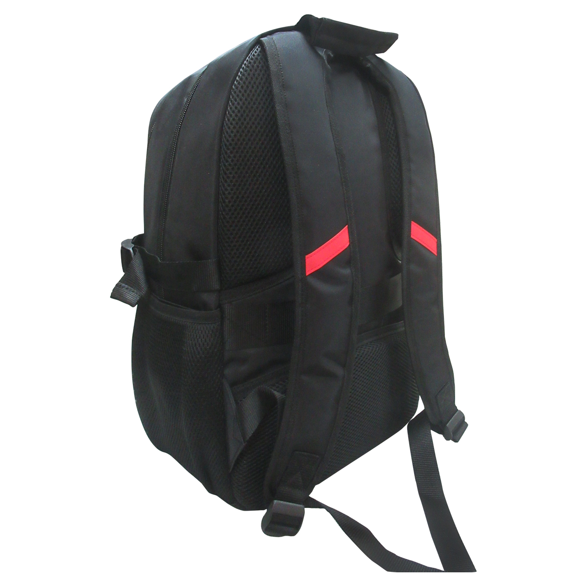 Mochila Ferrari Reflective Negro Con Rojo | DelSol