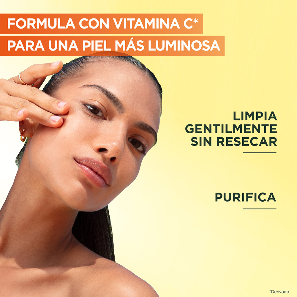 Gel Limpiador Hidratante Garnier Skin Active Express Aclara Vitamina C ...