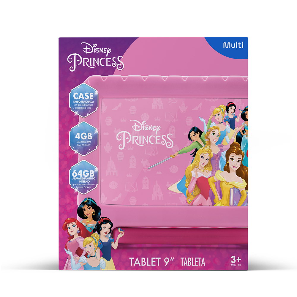 Tablet Multi Disney Princesas 9 Pulgadas 64 GB | DelSol