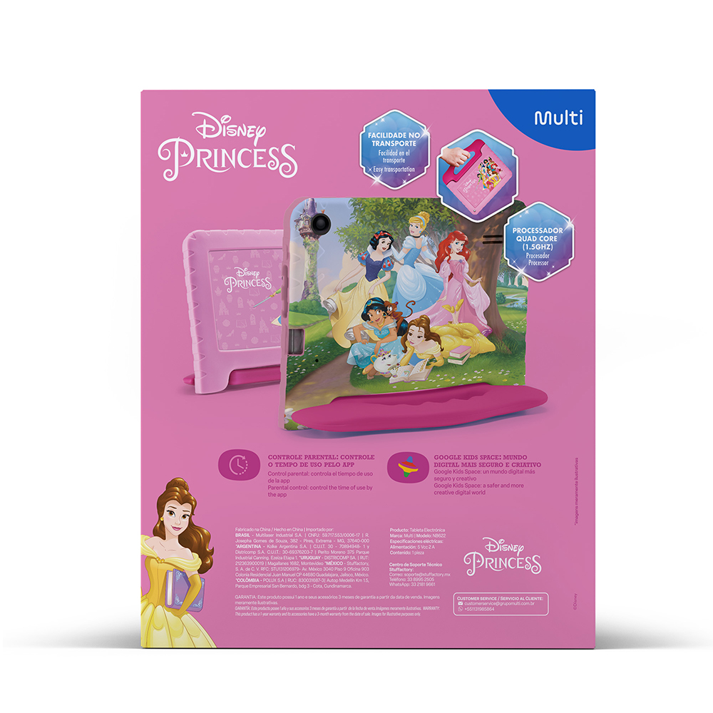 Tablet Multi Disney Princesas 9 Pulgadas 64 GB | DelSol