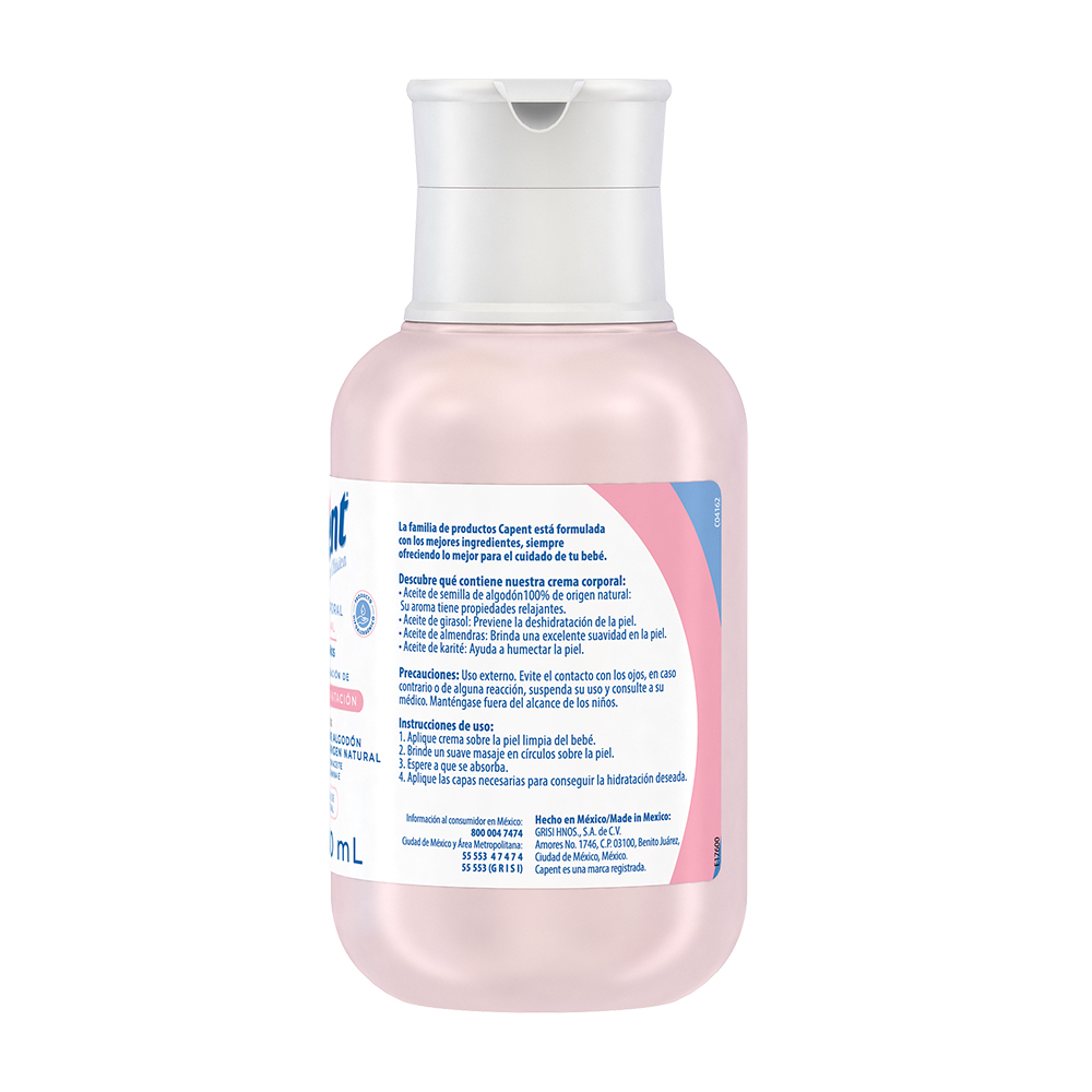 Crema Corporal Capent Suavidad e Hidratación 400 ml | DelSol