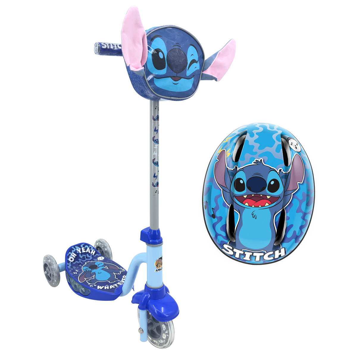 Scooter con Casco Apache Disney Stitch | DelSol
