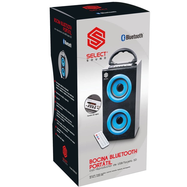 Bocina Bluetooth Portátil Batería Recargable | DelSol