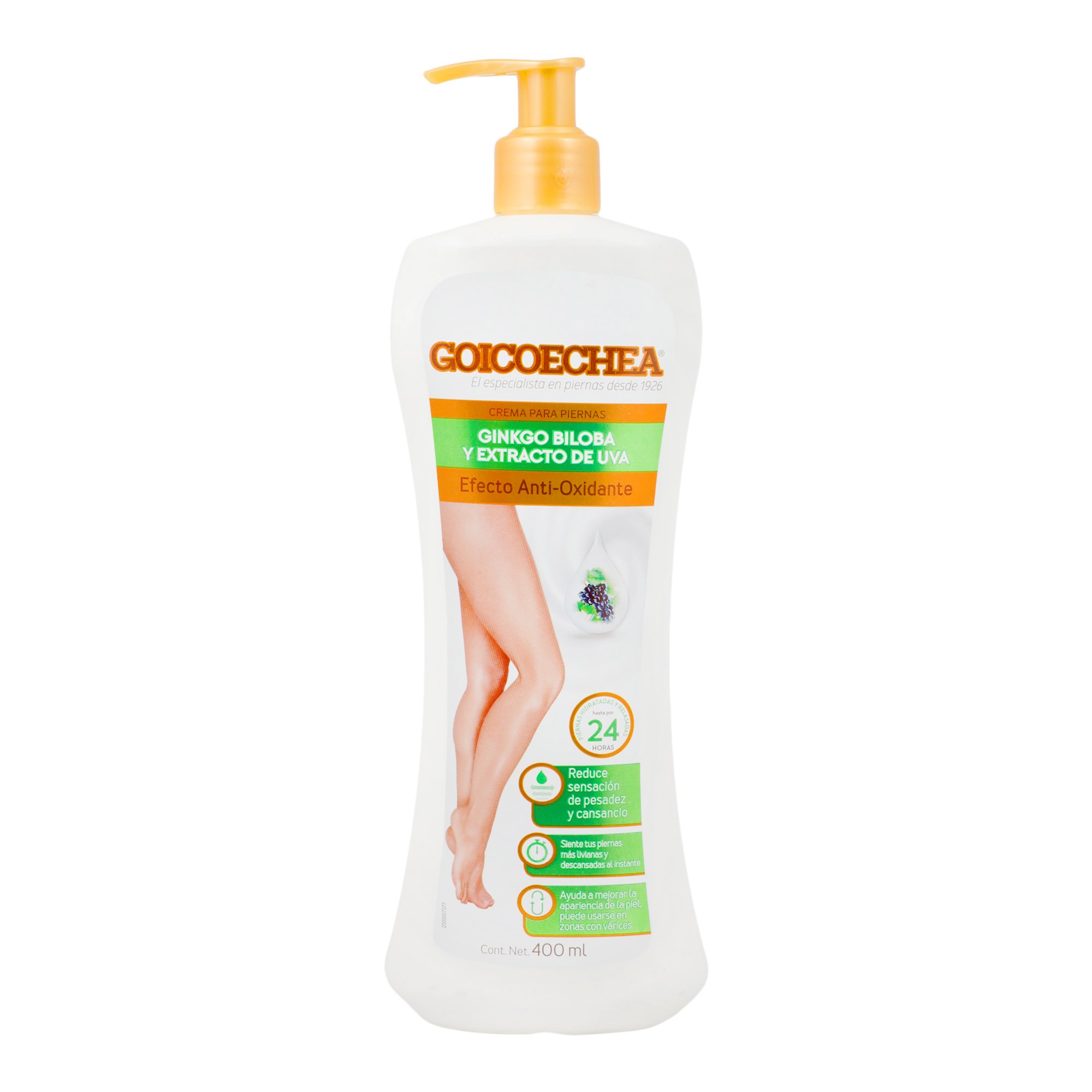 Crema para Piernas Goicoechea Efecto Antioxidante 400 ml | DelSol