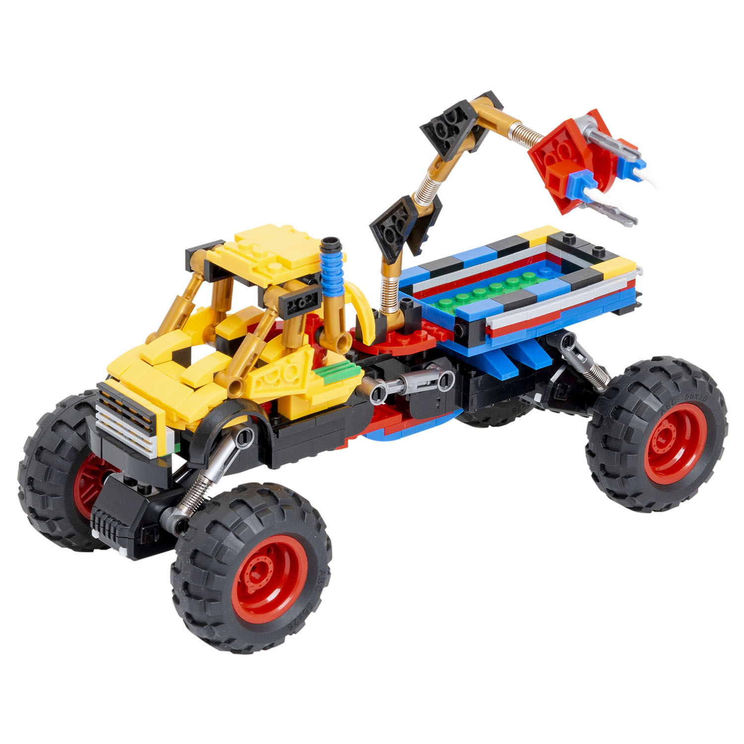 Monster Auto Bio Blocks Construck Gigante Amarillo | DelSol