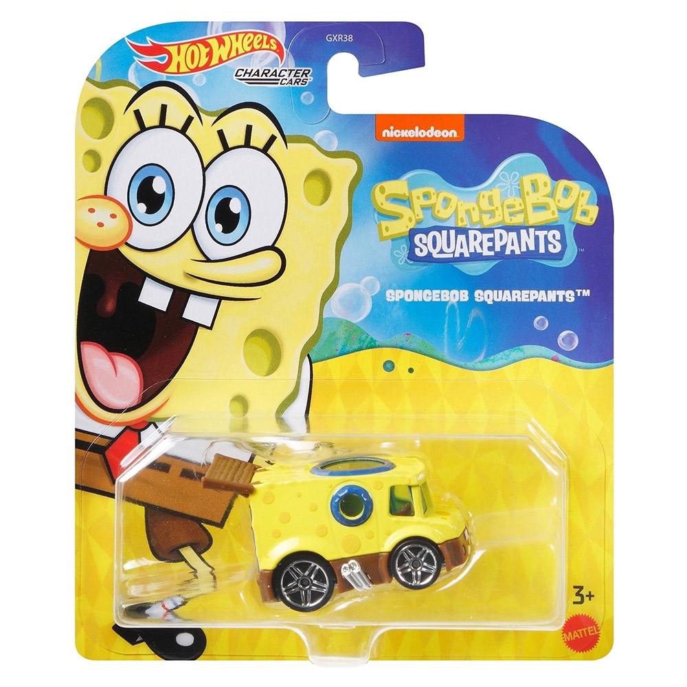 Vehículo Bob Esponja Hot Wheels Character Cars Bob Esponja | DelSol