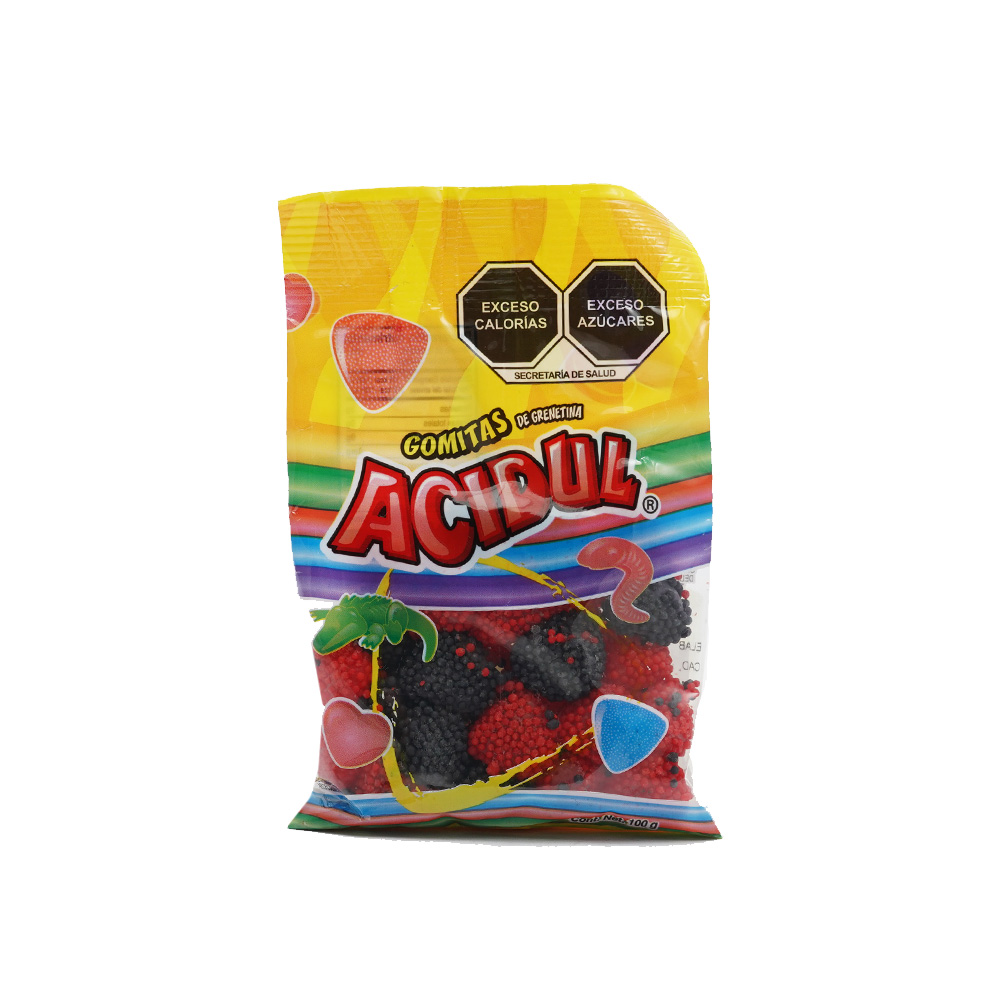 Gomitas Acidul Fresa y Mora 100 g | DelSol