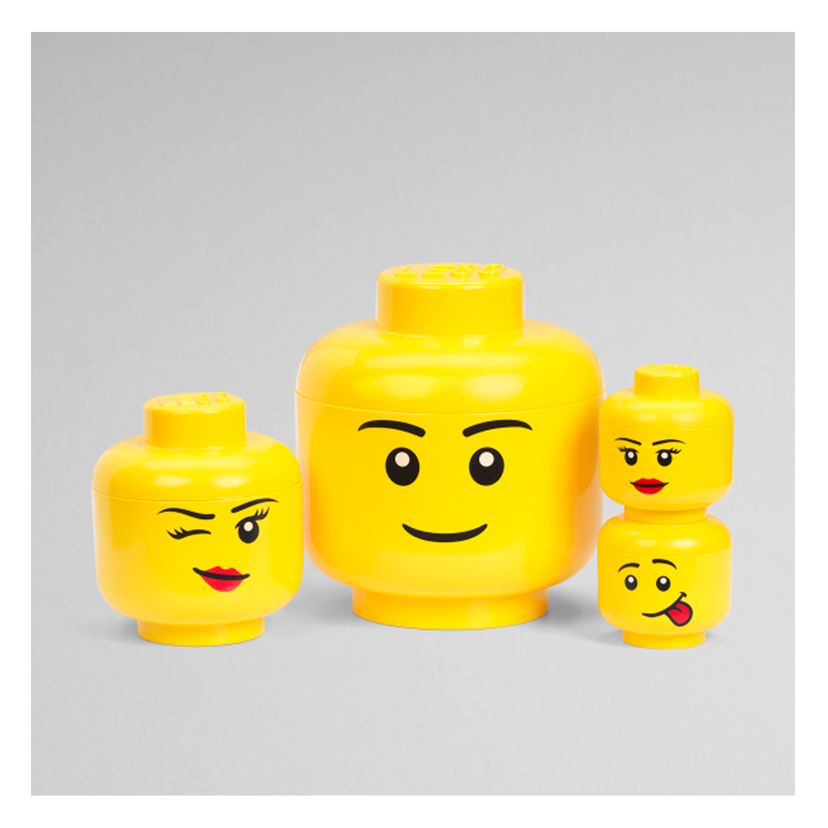 Cabeza Lego Storage Pequeña Niña | DelSol