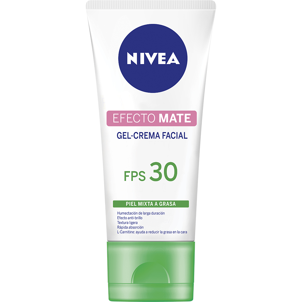 Gel Crema Facial Nivea Efecto Mate FPS 30 50 ml | DelSol