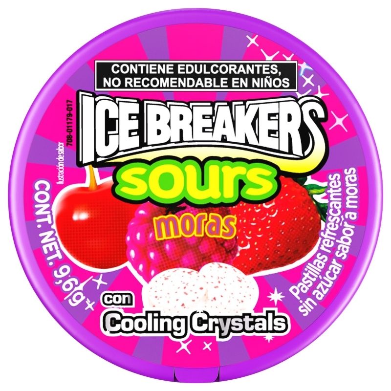 Pastillas Ice Breakers Moras 9.6grs | DelSol